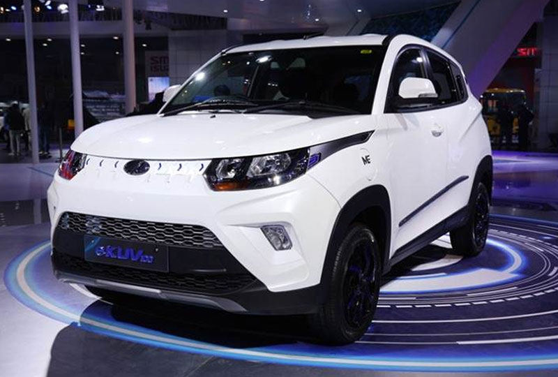 Mahindra Electric EXUV300 showcased in auto expo 2020